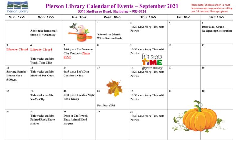 Pierson Library – Shelburne, Vermont